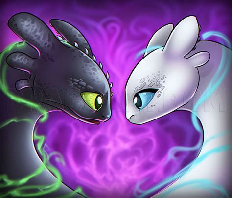 Toothless And Light Fury Drawing Drawing Tips Guide