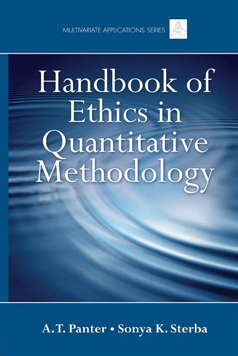 Handbook Of Ethics In Quantitative Methodology Multivariate