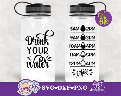 Free Svg Files For Water Bottles At Lillian Hecker Blog