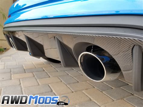 Ford Focus Rs Carbon Fiber Rear Diffuser Kit By Tufskinz
