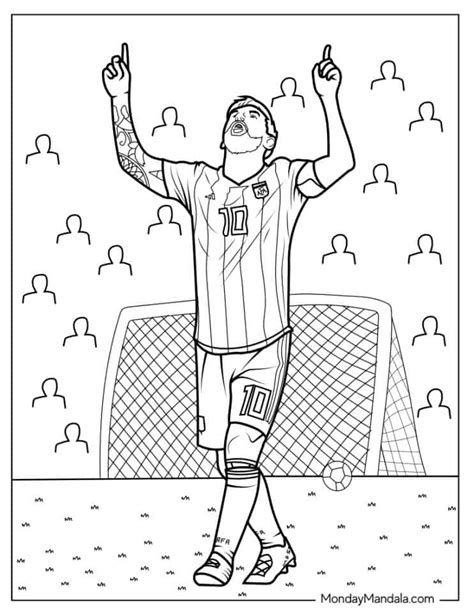 Coloring Pages Lionel Messi
