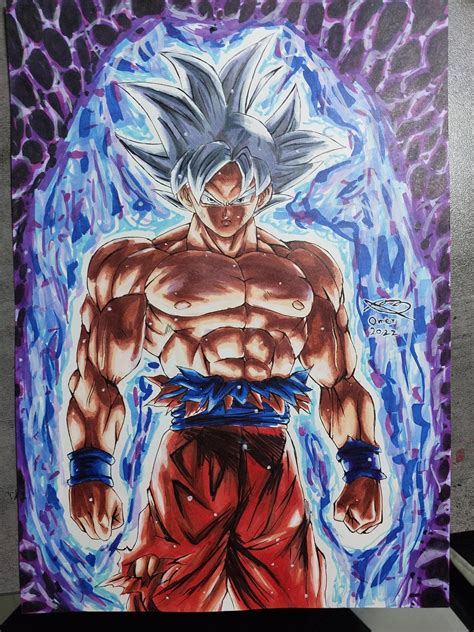 My Drawing Of Mui Goku R Dragonballlegends