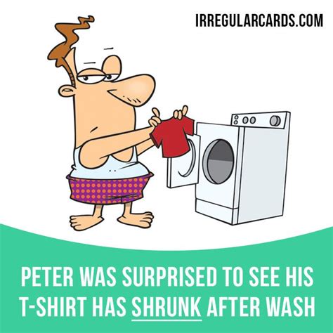 “shrink” Means “to Become Smaller In Size Or Amount” Oh Look At That