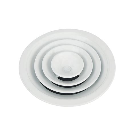 Circle Ceiling Air Diffuser Supply Aluminum Diffuser With Damper