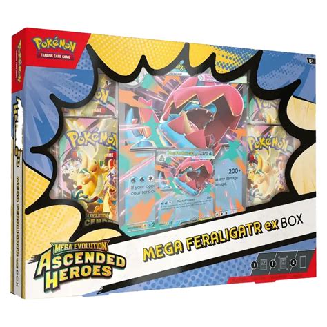 Pokémon Mega Feraligatr Ex Collection Box Pokémon Tcg Card