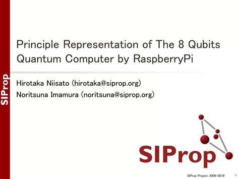 Principle Representation Of The 8 Qubits Quantum Computer By Raspberrypi Ppt