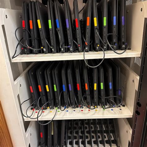 Classroom Label For Cart Color Coded Labels For Chromebook Cart