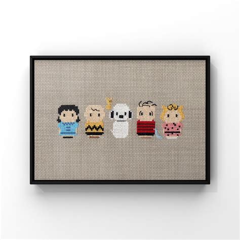 I Made This Cross Stitch Peanuts Characters Rpeanuts