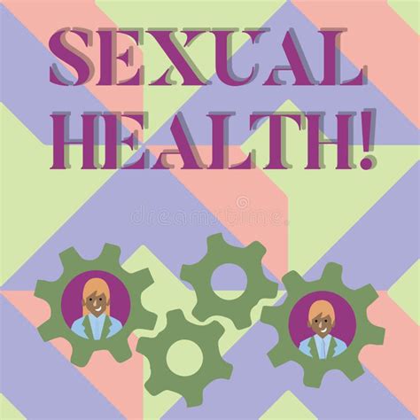 Handwriting Text Writing Sexual Health Concept Meaning Std Prevention
