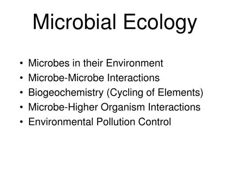 Ppt Microbial Ecology Powerpoint Presentation Free Download Id792032