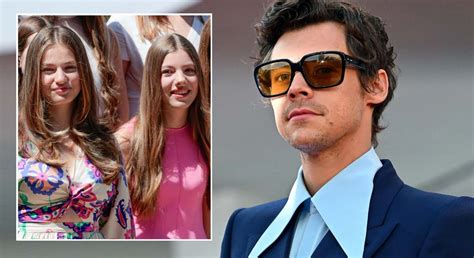 La Princesa Leonor Y La Infanta Sofía Rendidas Otra Vez A Harry Styles Entraron A Camerinos