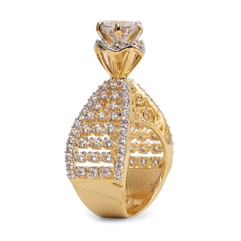 Gold Plated Tower Ring Designed2attract