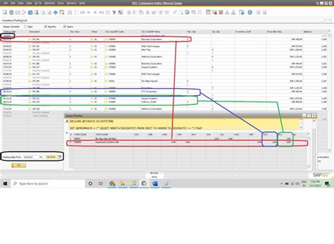 Sap Dataanalytics Sql Queries Pivottables Puchaseinward Mitul