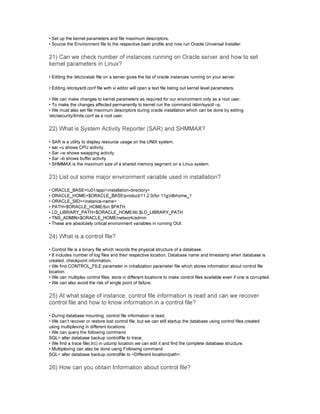 Oracle Dba PDF