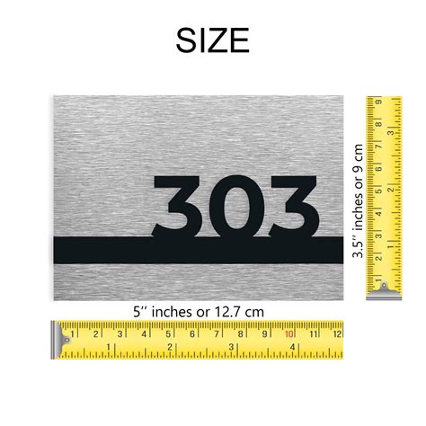 Office Door Numbers Hotel Room Number Plates Apartment Signage
