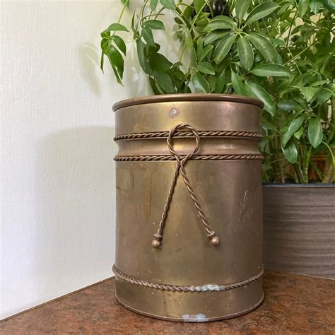 Large Brass Planter Etsy
