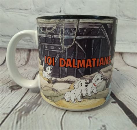 Walt Disneys Classic 101 Dalmatians Puppies Hiding In Barn Coffee Tea