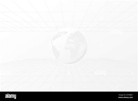 Global Network Connection White Abstract Technology Digital Hi Tech