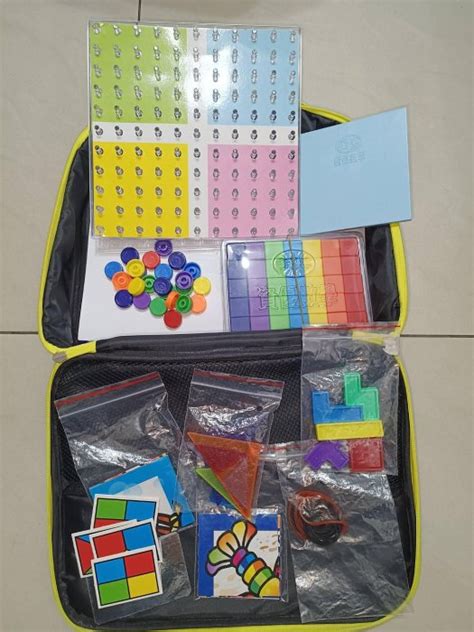 【銓芳家具】資優數學 中班上下學期學習寶盒 教具提袋 含部分教具 教具袋 手提袋 收納袋 補習袋 防水袋 1130710 Yahoo奇摩拍賣