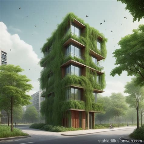 Eco Friendly Building Design Stable Diffusion Online