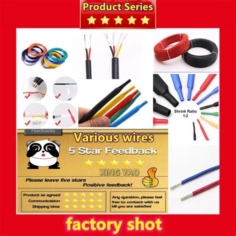 Teflon Wire Silver Plated High Temp Electrical Wire Diy Wire 24awg 0 2square 20 5meter Lazada Ph