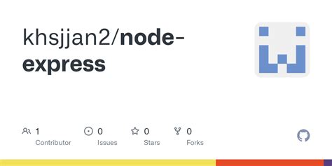 GitHub Khsjjan Node Express