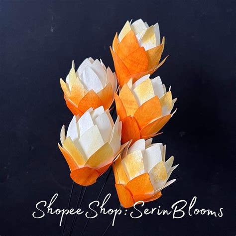 Lutos Flower Made From Wood Sold Per Stempiece Shopee Philippines
