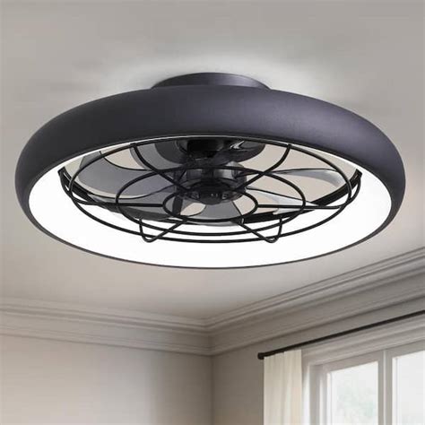 Fandelier Flush Mount Ceiling Fans With Lights The Home Depot