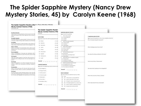 The Spider Sapphire Mystery Nancy Drew Mystery Stories 45 By Carolyn