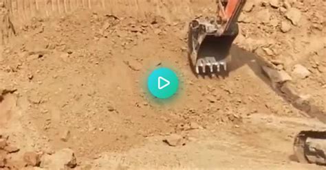 An Excavator Driver Knocks The Ground To Cause A Landslide Album On Imgur