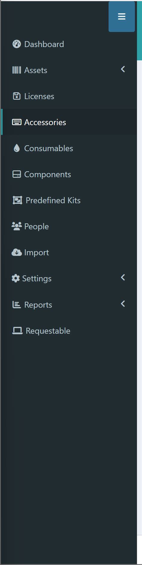 Unclickable Assets Button While The Browser Is Only Half Its Normal Size · Issue 11868 · Snipe