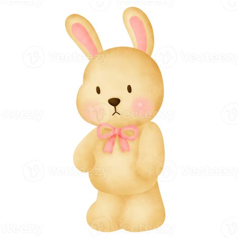 Watercolor Easter Rabbit 21096331 Png
