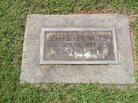 John Boone Walker 1877 1959 Find A Grave Memorial