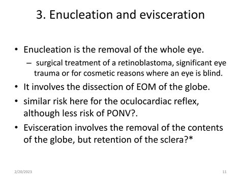 Anesthesia For Ophthalmic Surgery And Complication Pptx