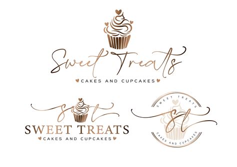 Cupcake Logo Design Cake Logo Design Bakery Logo Design Etsy Canada