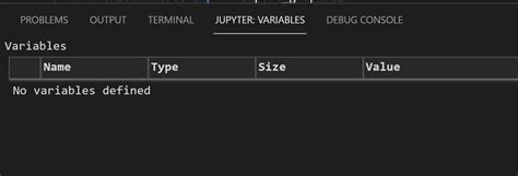 Native Notebooks Variable Explorer Not Generating Any Variables Issue 5836 Microsoft