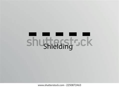 Shielding Symbol Vector Symbol Design Engineering Stock Vector Royalty