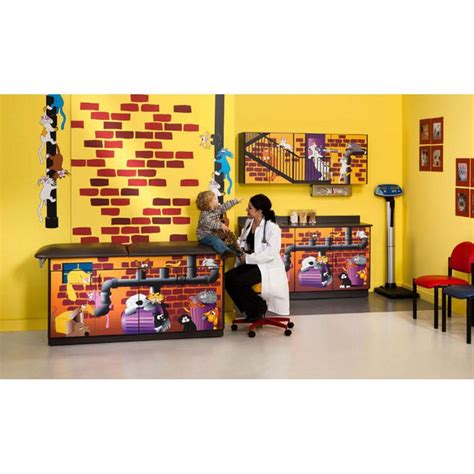Clinton Industries Complete Exam Pediatric Furniture Package Alley C