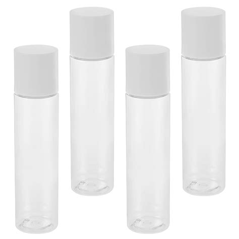 Yueyihe 4 Pcs Lotion Travel Plastic Liquid Containers Leak Proof Milk