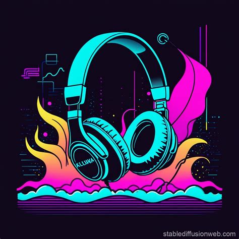 Dark Synthwave Club Party With Minimalist Elements Stable Diffusion