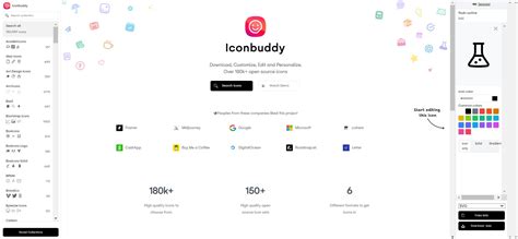 18만 개의 아이콘을 무료로 활용할 수 있는 ‘iconbuddy 요즘it