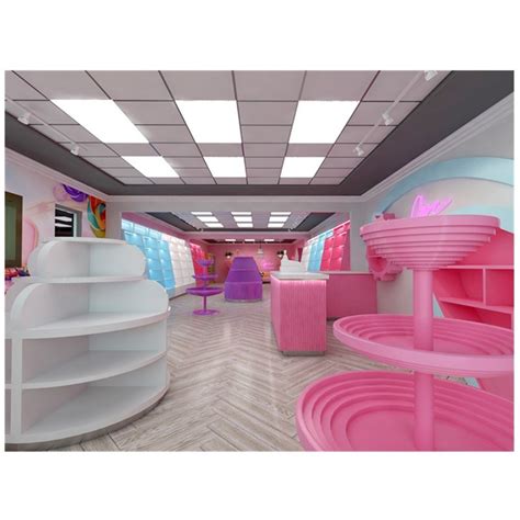 Candy Store Display Fixtures Cart Shape Candy Fixtures Mall Kiosks Food Kiosks Custom