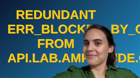 Redundant Errblockedbysdkvardata