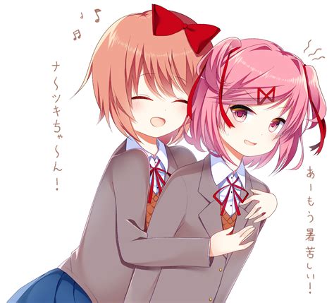 Sayori And Natsuki~ 💙💗 By Onuconyancoco On Twitter R Ddlc