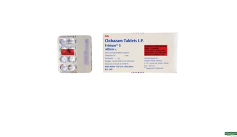 Buy Frisium 5mg 15 Tablets Online At Best Prices Wellness Forever