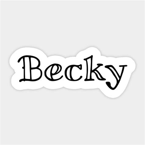 Becky Name