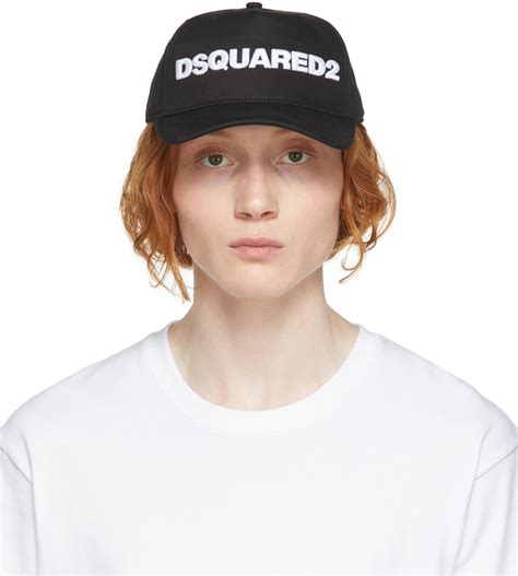 Dsquared2 Black And White Logo Baseball Cap Dsquared2