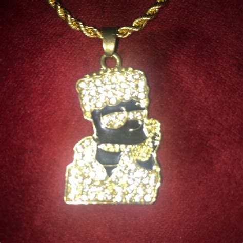 Jewelry A Diamonds Bart Simpson Chain Poshmark