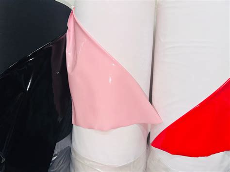 Latex Luxury Stretch Vinyl Super Shiny 4 Way Stretch High Quality Fabr