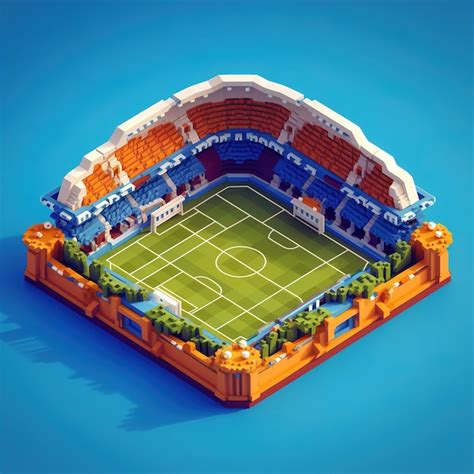 Premium Photo A Dynamic Scene In A Football Stadium At Dusk Smoke And